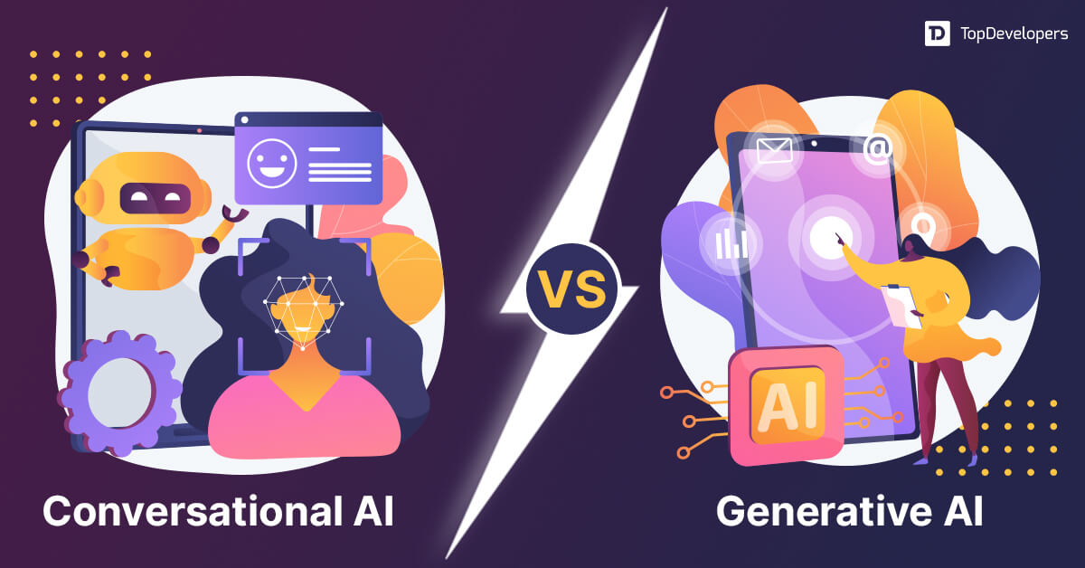 Conversational AI vs Generative AI: Key Difference - Topdevelopers.co