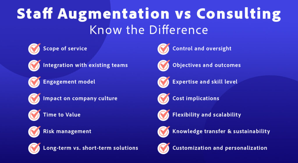 Staff Augmentation vs Consulting: What's the Difference?
