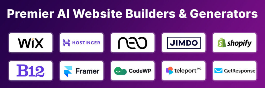 Top AI Website Builders for Effortless Site Creation in 2024